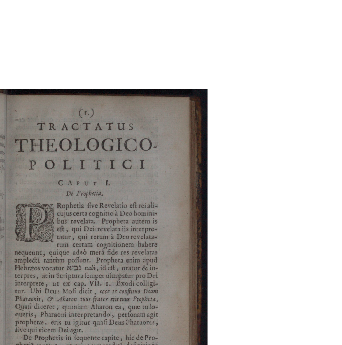 Tractatus Theologico-Politicus (T.3e variant of TTP), 8vo - The Spinoza Web
